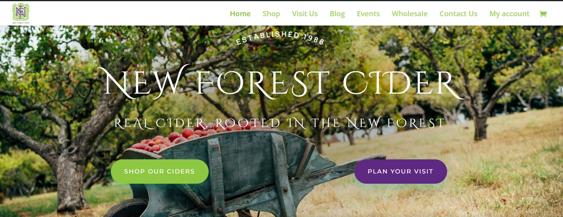 Our New Website Is Live - New Forest Cider